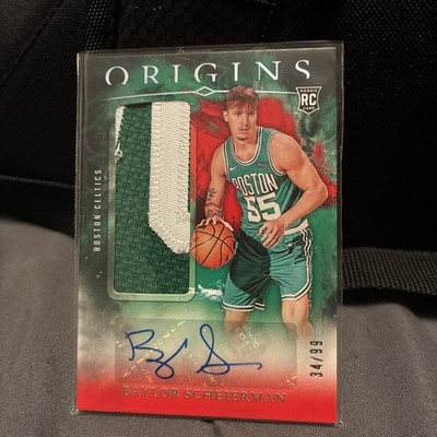2024-25 Origins Baylor Scheierman Rookie Jersey Auto Red 34/99 RC ...