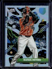2025 Topps Cosmic Chrome - Rafael Devers #186 Black Eclipse Refractor ...