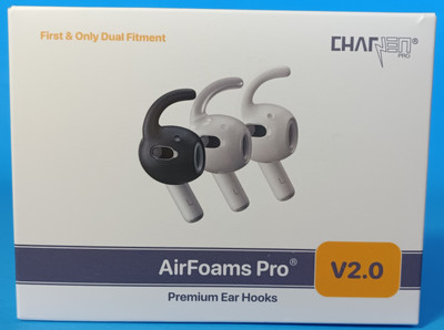 Charjen AirFoams Pro V2.0 Premium Ear Hooks for AirPods 3 / Pro - 3 ...