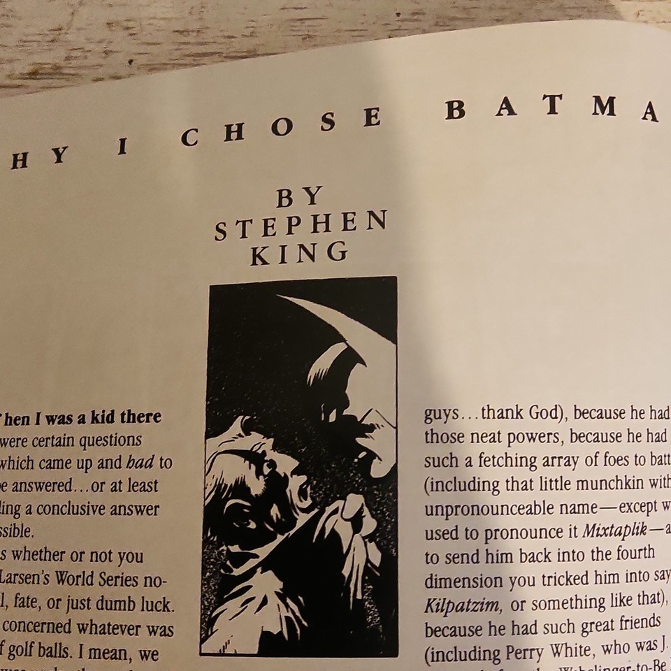 Batman #400 (DC Comics 1986 Anniversary Issue) Intro Stephen King | eBay