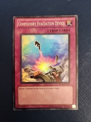 Yugioh Compulsory Evacuation Device TU04-EN005 Unlimited Super Rare ...