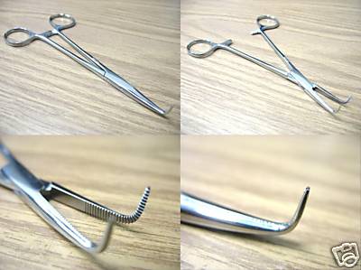MIXTER Forceps Full Curved 5.5" FINE POINT Surgical Instruments | eBay