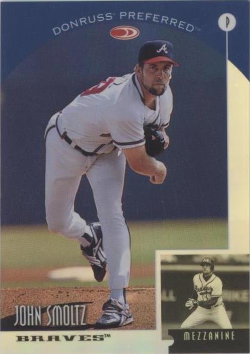 1998 Donruss Collections - Preferred John Smoltz #PC611 Prized ...