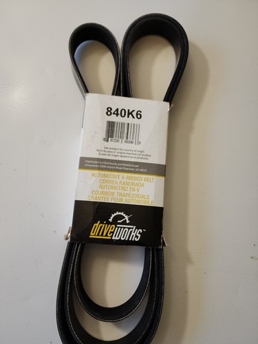 OEM Drive Works V Ribbed 840K6 Belt 6PK2135 | eBay
