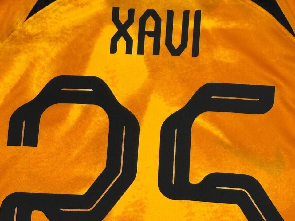 2022/23 Netherlands Home Jersey #25 Xavi Simons Medium Long Sleeve ...