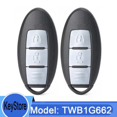 2x Remote Key Fob for Nissan Micra Juke 2014 Leaf 2013 Note 2015 2016 ...