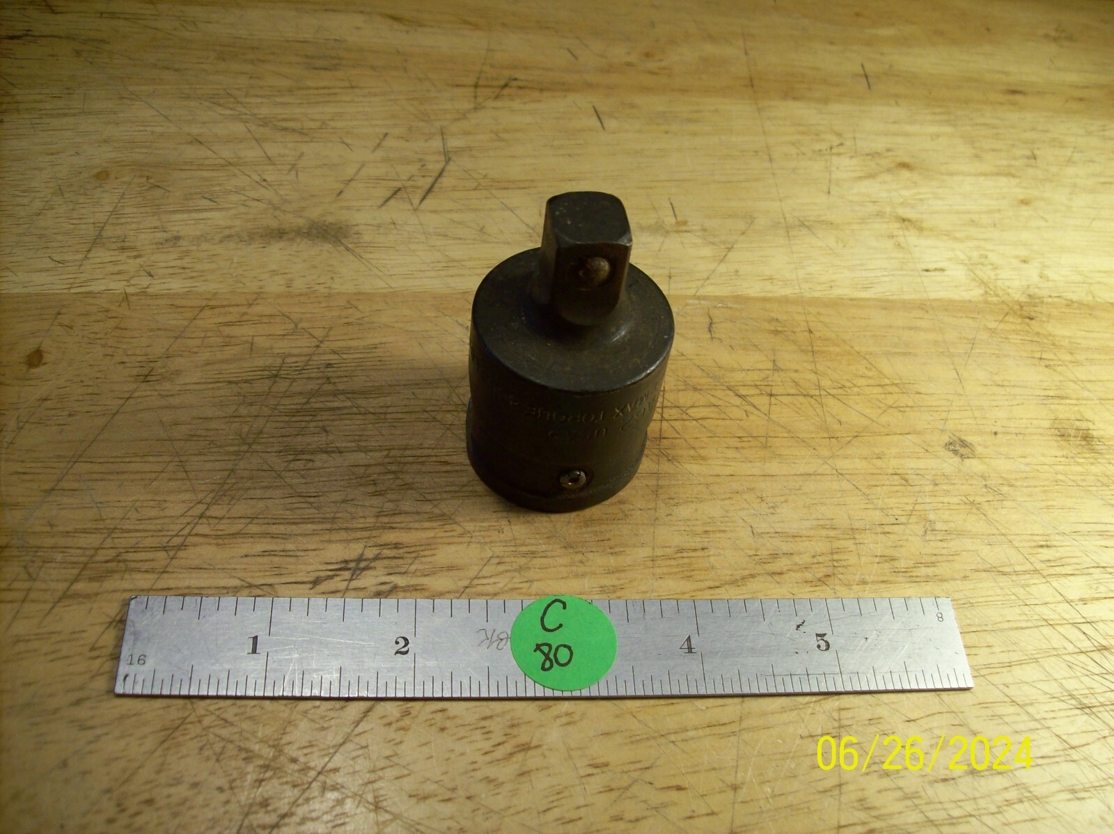 Snap On Socket Adapter Reducer 3/4" to1/2" #-GLA62 USA Black Oxide G.U ...