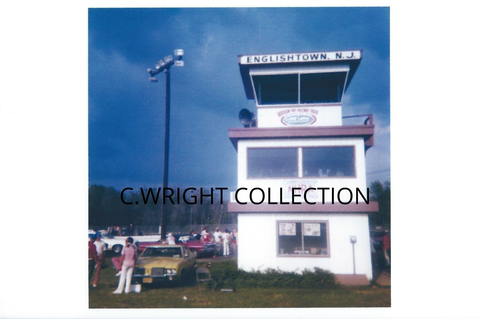 1972 Drag Racing-ENGLISHTOWN Timing Tower-1972 NHRA Summernationals ...