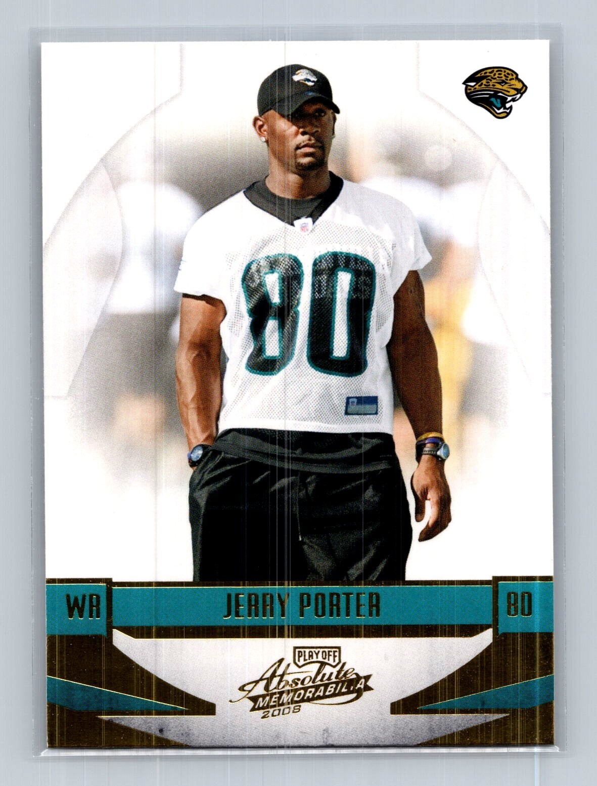 2008 Absolute Memorabilia #72 Jerry Porter Jacksonville Jaguars ...