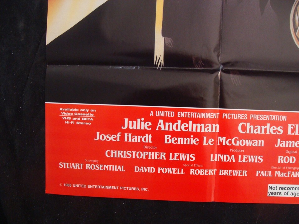 BLOOD CULT movie poster 80s Horror JULIE ALDERMAN original video store ...