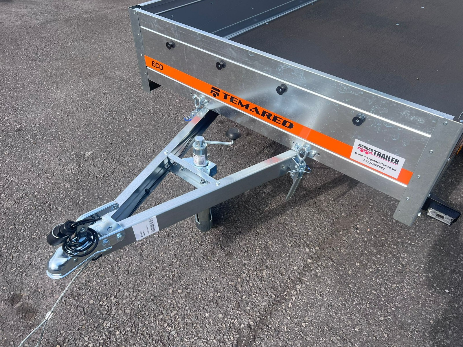 General Use Trailer Ladder FLATBED 750 kg 7.6ft x 4.1ft 232cm x 125cm ...