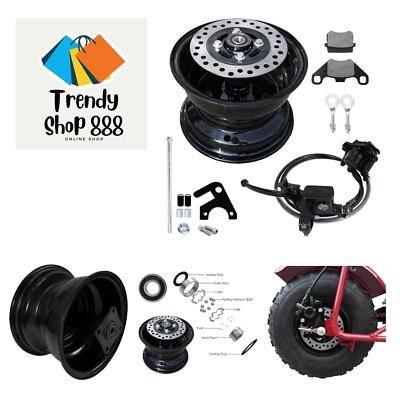 Rear Rim Disc Hydraulic Brake Kit For Coleman CT200U BT200X CT200U-EX ...