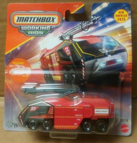 2025 MATCHBOX WORKING RIGS MBX Flame Blaster Red 02/16 HVV10 | eBay