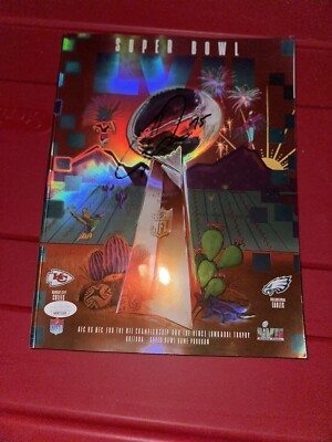 🔥 Chris Jones SIGNED KANSAS CITY CHIEFS SUPER BOWL LVII CHAMPS GAME ...