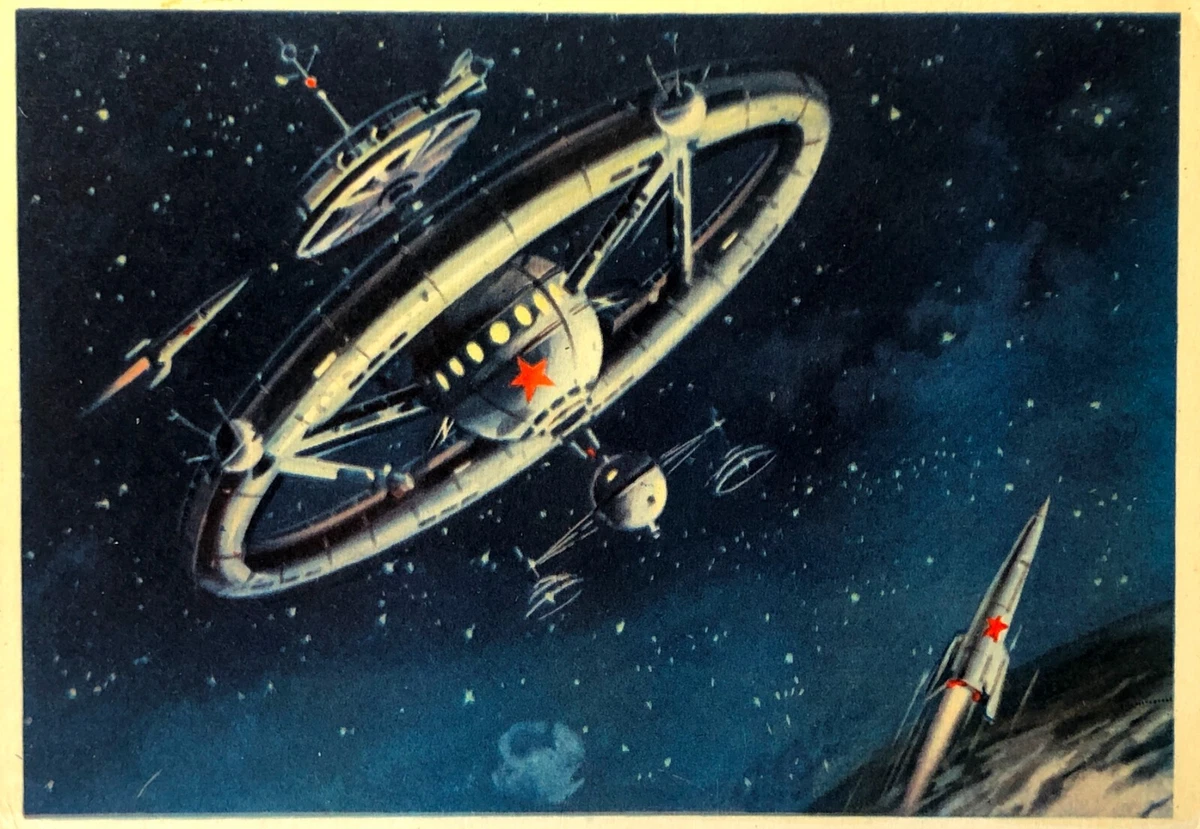 Retro Outer Space Art