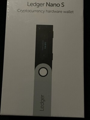 Ledger Nano S Cryptocurrency Hardware Wallet (Sealed in Original Box ...