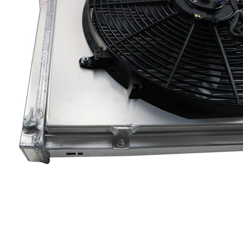 4 Row Radiator+Shroud Fan For 68-74 Chevy Nova 70-81 Camaro 75-87 El ...