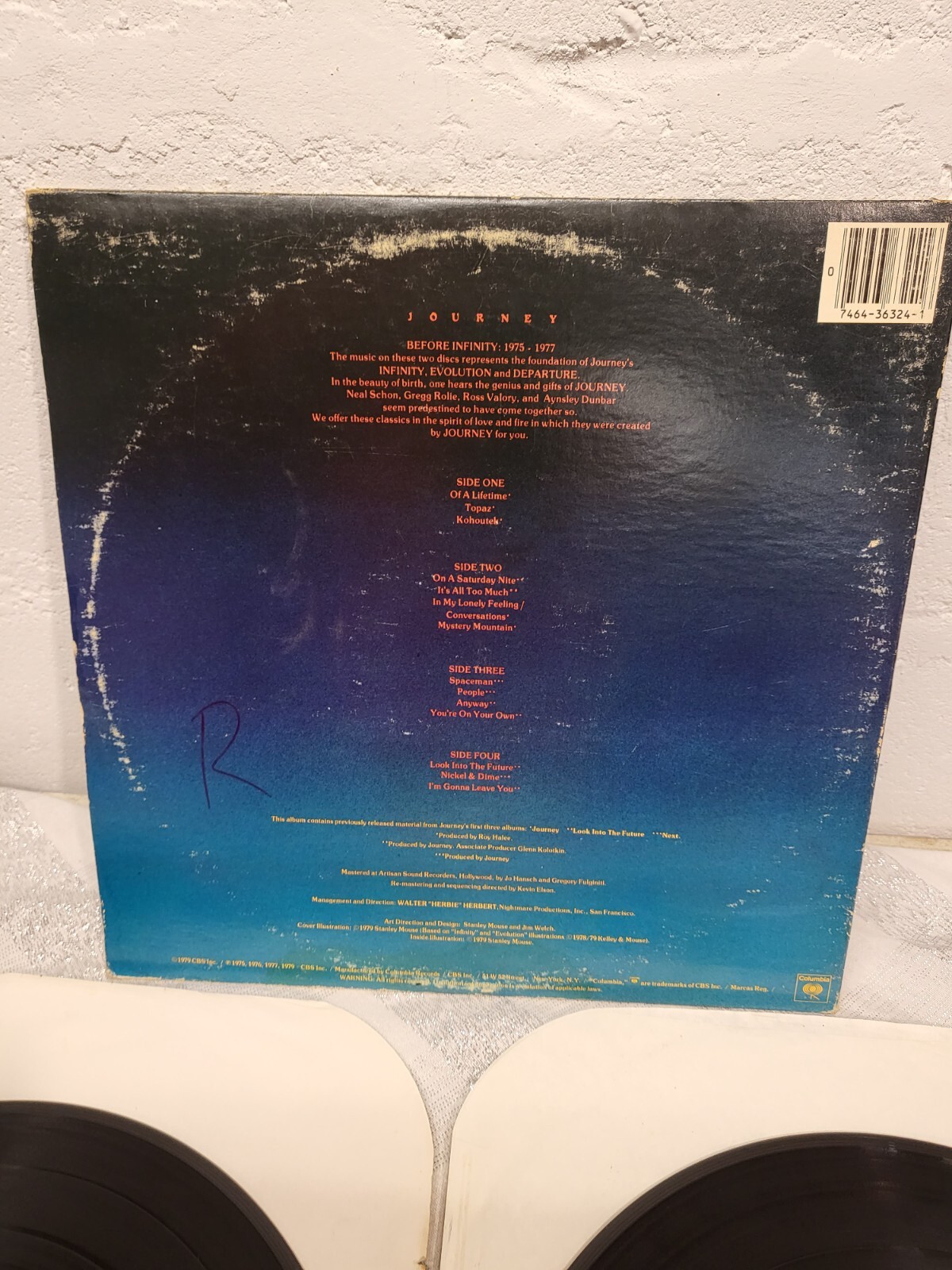 Journey In the Beginning Columbia 36324 DOUBLE Record Album Vinyl LP ...