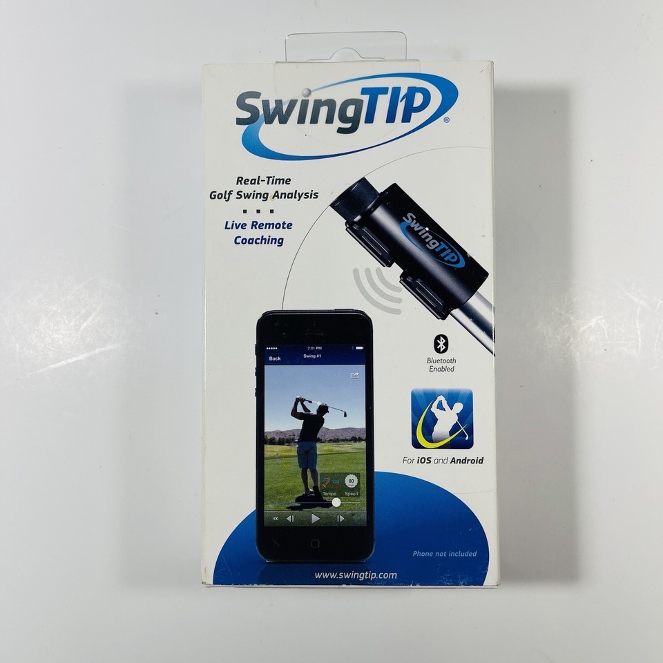 SwingTIP Real-Time Golf Swing Analyzer Live Remote Coaching Open box ...
