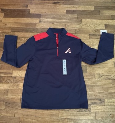 NWT MLB Official Merch Atlanta Braves Pullover Track Shirt/Jacket Men ...