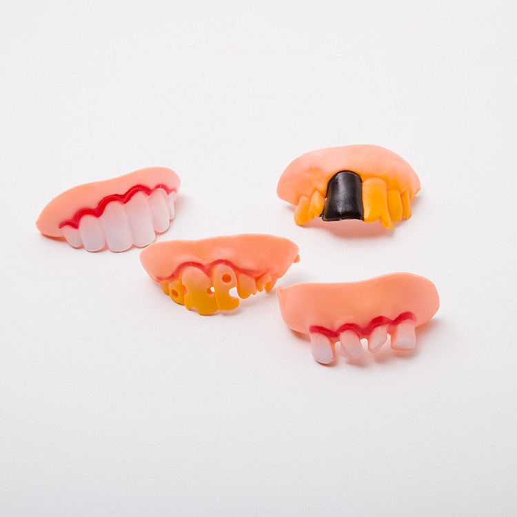 Funny Novelty Ugly Fake Teeth COSTUME PARTY Prop Trick Joke Gag Toy UK ...
