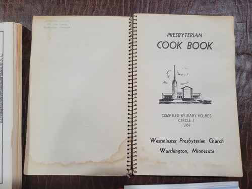 Lot Of 4 Vintage Minnesota Church Cookbooks: Minneapolis, Ivanhoe ...