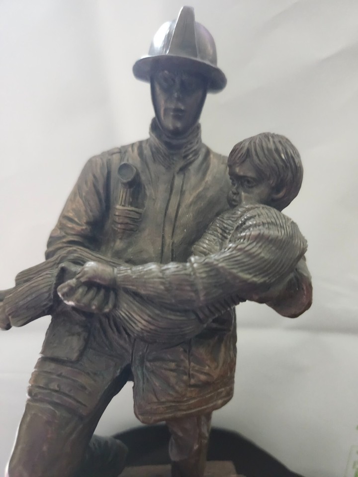 "RESCUE" Genesis Fine Arts Mullingar Resin Bronze Sculpture Made In ...