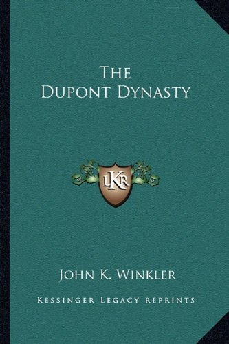 Winkler John K-Dupont Dynasty (US IMPORT) BOOK NEW | eBay