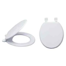 Beneke High Quality Solid Plastic Round Front Toilet Seat 420 Heron ...