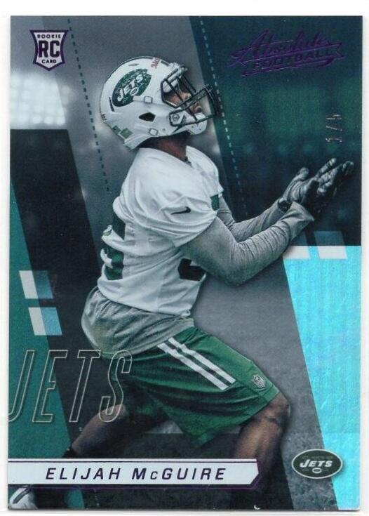 2017 Panini Absolute - Rookie Elijah McGuire #193 Purple Spectrum /5 ...