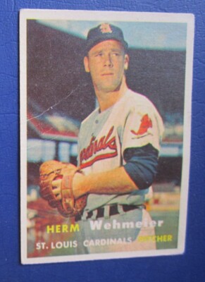 1957 Topps Herm Wehmeier (St. Louis Cardinals) #81 VG | eBay