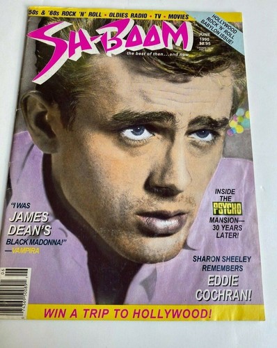 SH-BOOM Magazine JUNE 1990 HOLLYWOOD Rock n' Roll Babylon JAMES DEAN ...