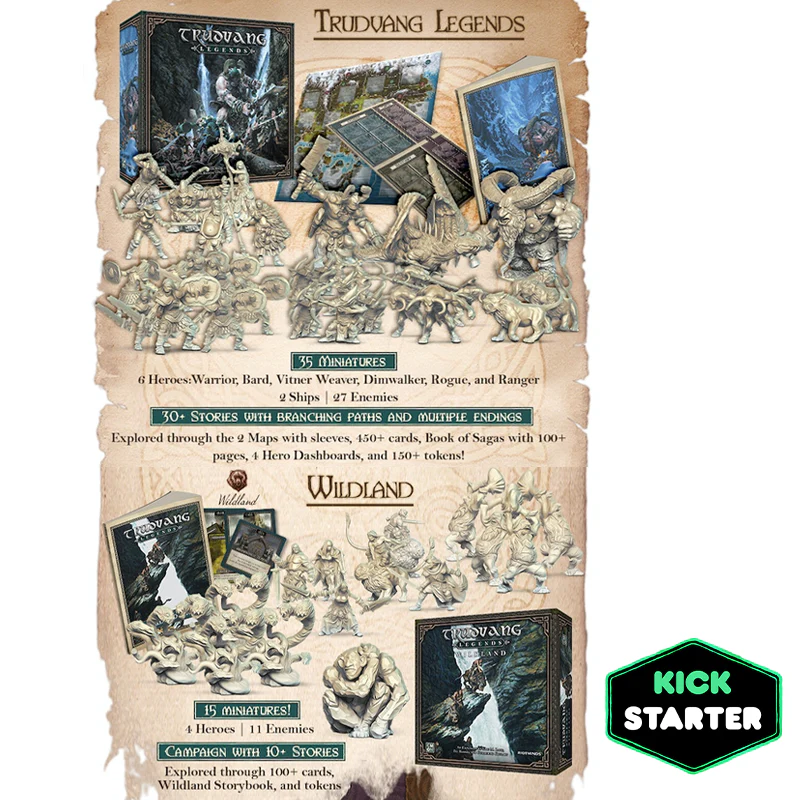 Trudvang Legends Kickstarter All-In Complete Board Game Pledge - New ...