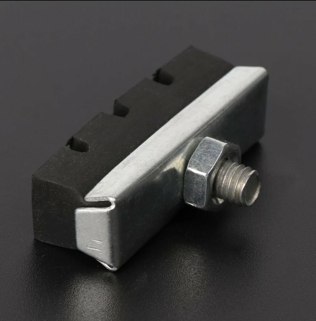 4 x VINTAGE CLASSIC BRAKE BLOCKS BIKE BICYCLE V BRAKES CALIPER PADS ...