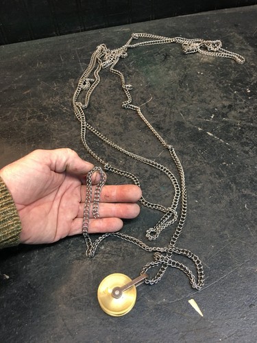 Brass Grandfather Clock Weight CHAIN 11ft | eBay