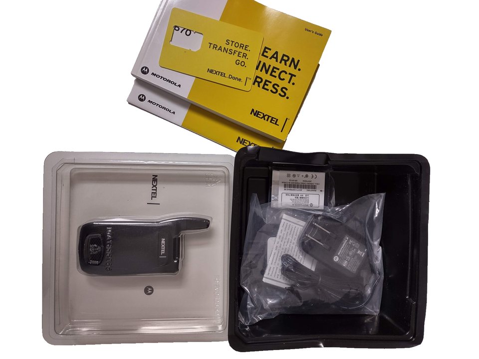 Rare Vintage Nextel Motorola i670 Flip Phone in Original Box ...