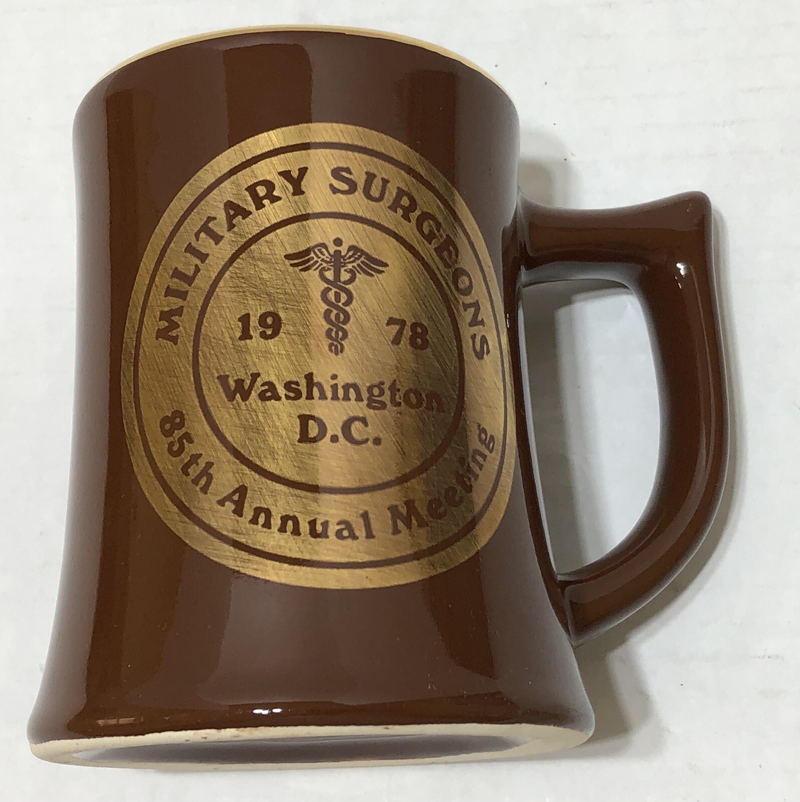 Vintage 1978 MILITARY SURGEONS of the United States Drinking Mug - 85th ...
