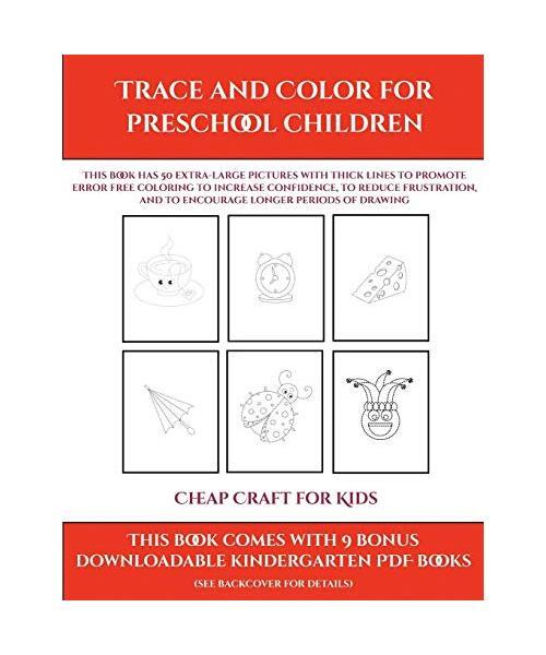 Cheap Craft for Kids (Trace and Color for preschool children): This ...