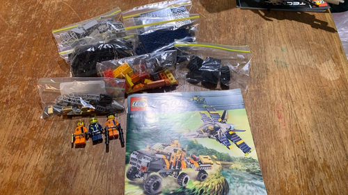 LEGO Agents Set 8630 Gold Hunt Set 100% Complete RARE RETIRED Plane ...