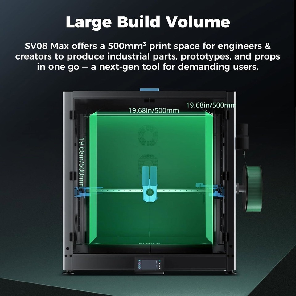 Sovol SV08 MAX CoreXY 3D Printer Voron 2.4 Open Source 700mm/s 500×500× ...