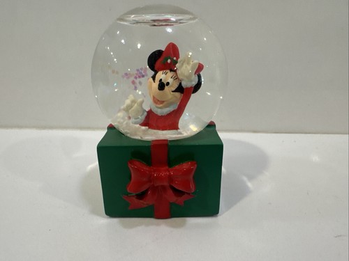 Disney Snow Globe Minnie Mouse Present JC Penney Christmas 2.75 ...