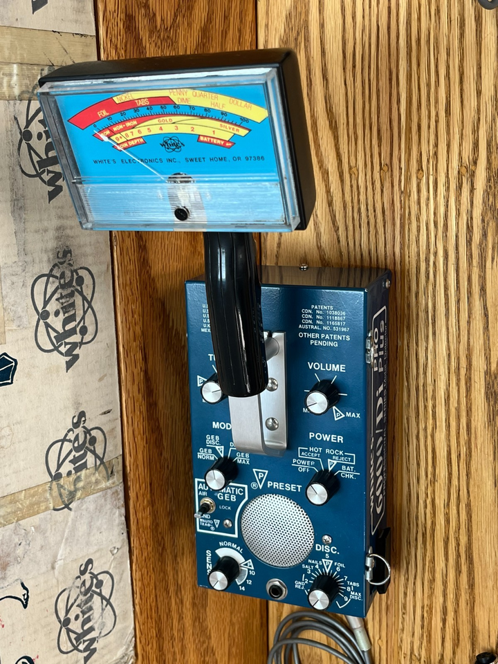 White's 6000/Di Pro Plus metal detector With Blue Max Deep Scan 950 And ...