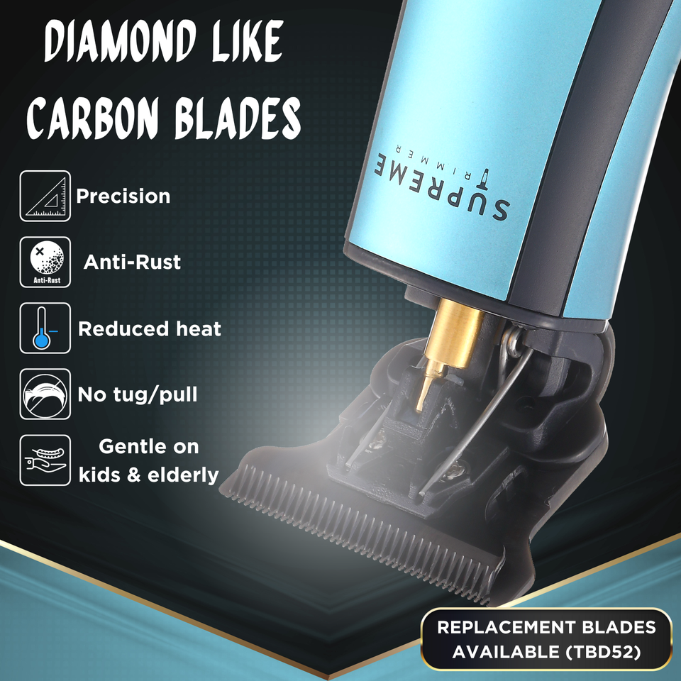 Supreme Trimmer T-Shaper DLC Hair & Beard Trimmer - Factory Recertified ...