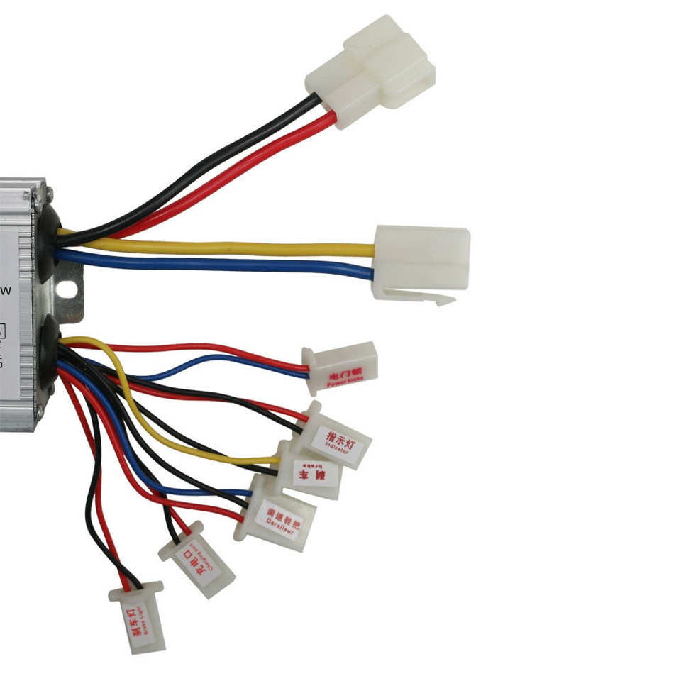 24V 500W Brush Motor Speed Controller Throttle for Electric Scooter E ...