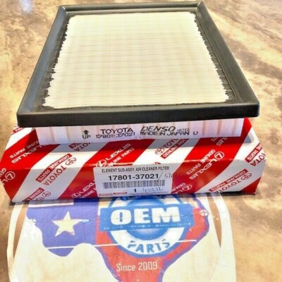 Genuine TOYOTA Engine Air Filter 17801-37021 17801-YZZ12 1780137020 OEM ...