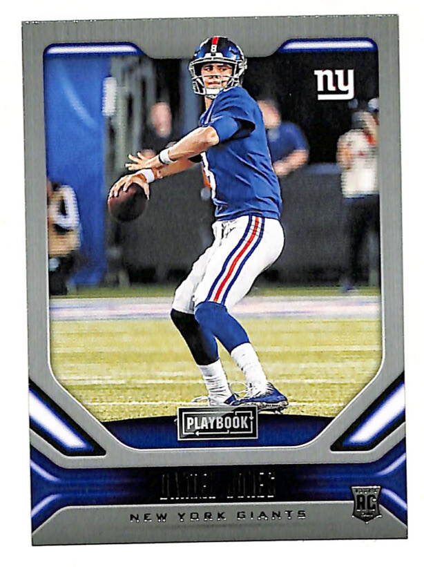 2019 Panini Playbook #104 Daniel Jones Rookie RC Card Giants | eBay