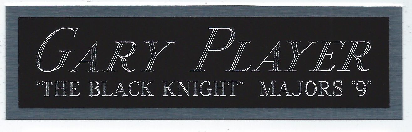 GARY PLAYER NAMEPLATE FOR AUTOGRAPHED Signed PGA GOLF CLUB-BAG-PHOTO ...
