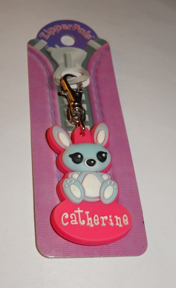 Zipper Pulls Kids Name Tag Zipper Pals ID Charm Backpack Bag Choose ...