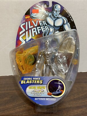 Marvel Comics The Silver Surfer Cosmic Power Blasters Action Figure | eBay