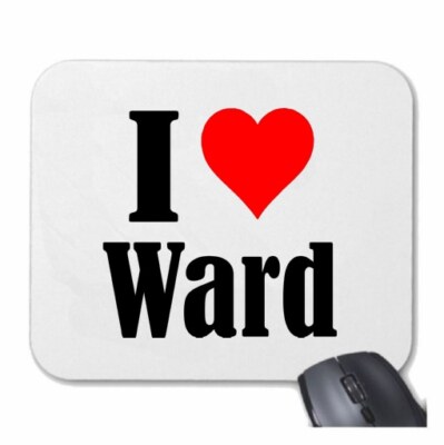 MOUSEPAD Mauspad I Love Ward Ich Liebe Ward | eBay.de
